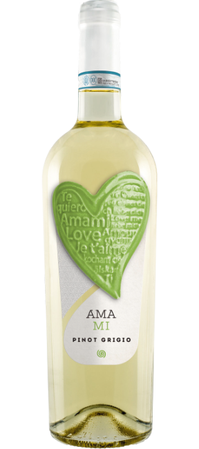Amami Pinot Grigio IGP Terre Siciliane, Cinquesegni, wino białe ...